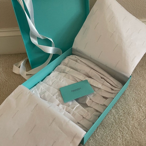 Tiffany & Co. | Other | Tiffany Co Signature Blue Box With Card Ribbon ...